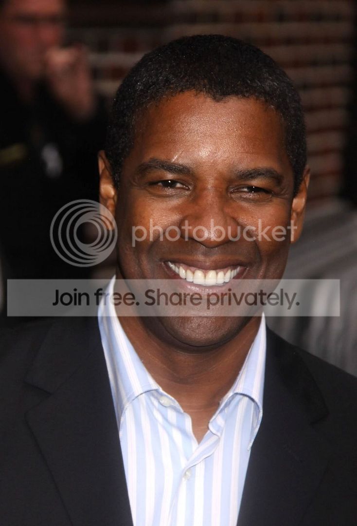 DENZEL WASHINGTON at his appearance on 'The Late Show With David ...