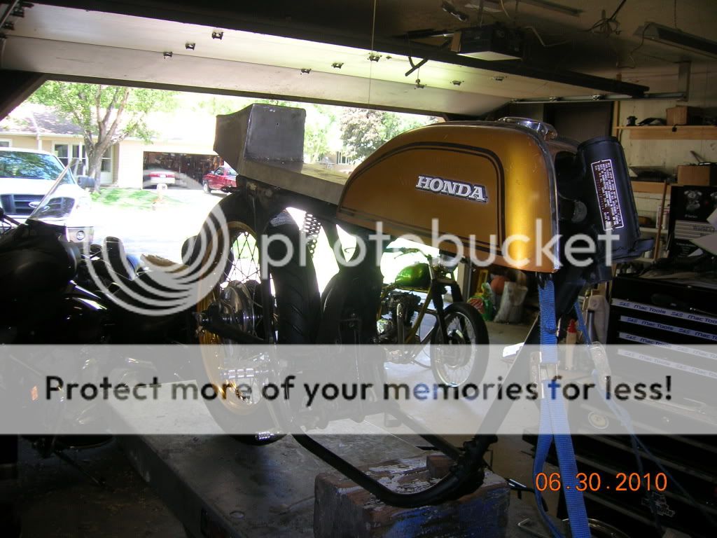 '75 cb200t cafe build | DO THE TON