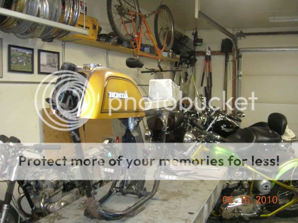 '75 cb200t cafe build | DO THE TON