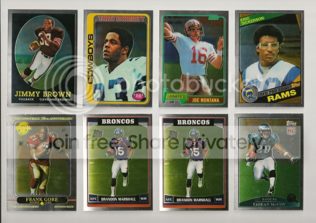LIVE BREAK!!! 4 boxes of 2010 Topps Chrome NFL - Blowout Cards Forums